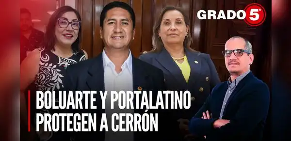 Dina Boluarte y Kelly Portalatino protegen a Vladimir Cerrón | Grado 5 ...
