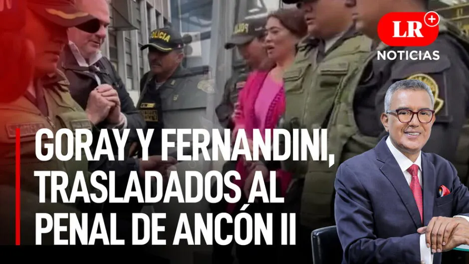 Mauricio Fernandini y Sada Goray son movilizados a las instalaciones del INPE | LR+ Noticias