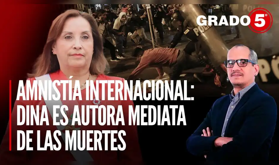 Amnistía Internacional: Dina Boluarte es autora mediata de las muertes ...
